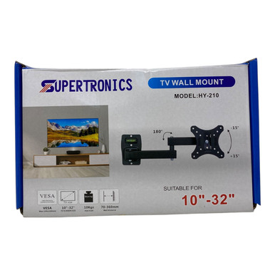 TV WALL BRACKET 10"-32" HY-210 SUPERTRONICS FULL MOTION TV WALL MOUNT ...