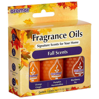 AROMAR FRAGRANCE OIL 2OZ FALL SCENTS 3 PACK C3-1007 - A. Ally & Sons