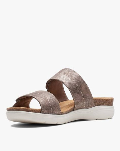 Footwear Clarks Sandal April Dusk Slide - A. Ally & Sons