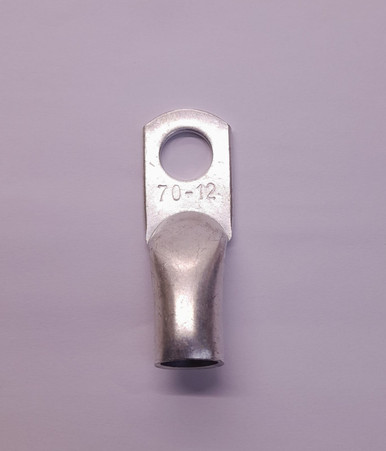 CABLE LUG TERMINAL SC70-12 SILVER SOLD EACH - A. Ally & Sons