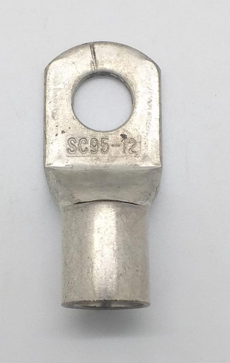 CABLE LUG TERMINAL SC95-12 SILVER SOLD EACH - A. Ally & Sons