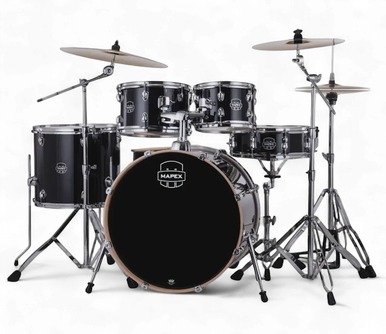 DRUM SET MAPEX VE5295FTCVH VENUS SHELL 5PCS BLACK GALAXY SPARKLE - A ...