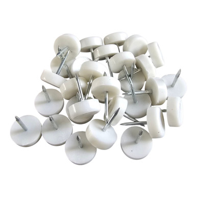CHAIR FERRULES 1/2" PLASTIC WITH NAIL - A. Ally & Sons