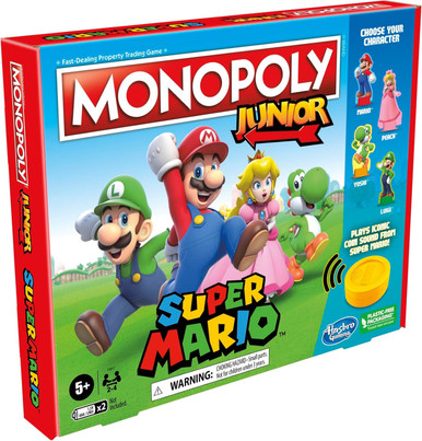 Game Hasbro Monopoly Junior Super Mario - A. Ally & Sons