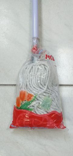 MOP HEAD FLOOR HENGFENG W/STICK - A. Ally & Sons