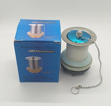 SINK WASTE 1 1/4" X 3" PLASTIC ABS BLUE BOX - A. Ally & Sons