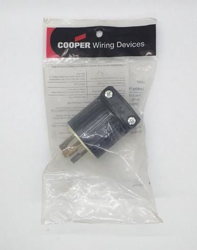 PLUG 3 PIN 20AMPS L520P COOPER - A. Ally & Sons