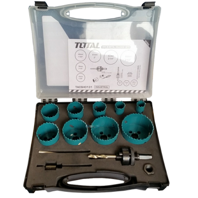 SAW HOLE SET TOTAL TACSH0131 13PCS HSS BI-MET - A. Ally & Sons