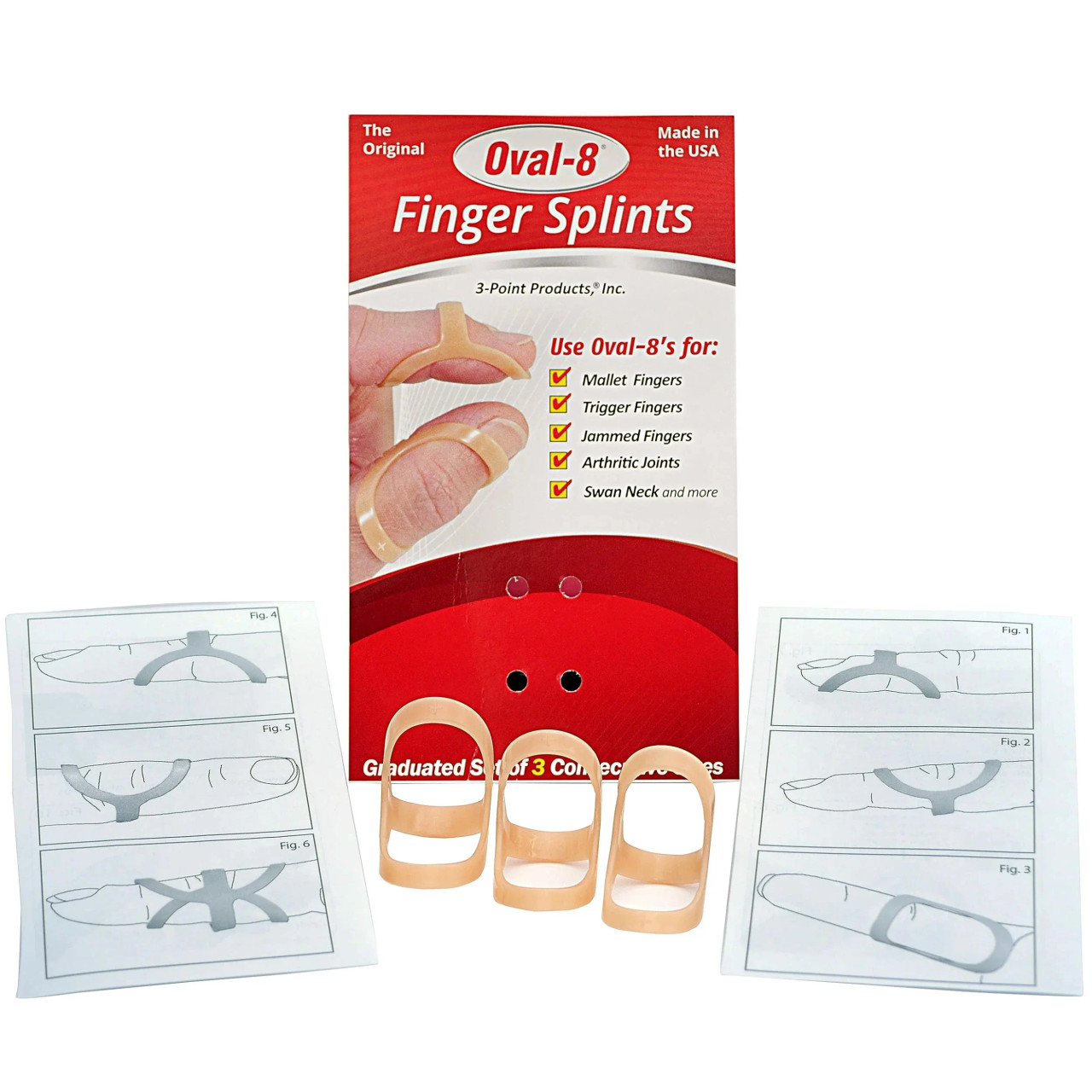 3 Point Products Oval-8 Finger Splints