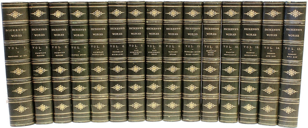 DICKENS, Charles. The Complete Works of Charles Dickens. (30 VOLUMES ...