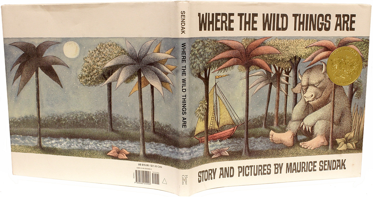 SENDAK, Maurice. Where The Wild Things Are. (25th ANNIVERSARY EDITION INSCRIBED WITH AN ORIGINAL ...