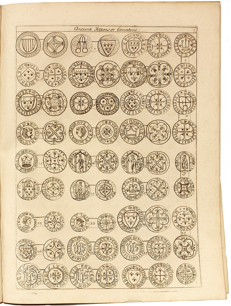 SNELLING, Thomas. A view of the origin, nature, and use of jettons or ...