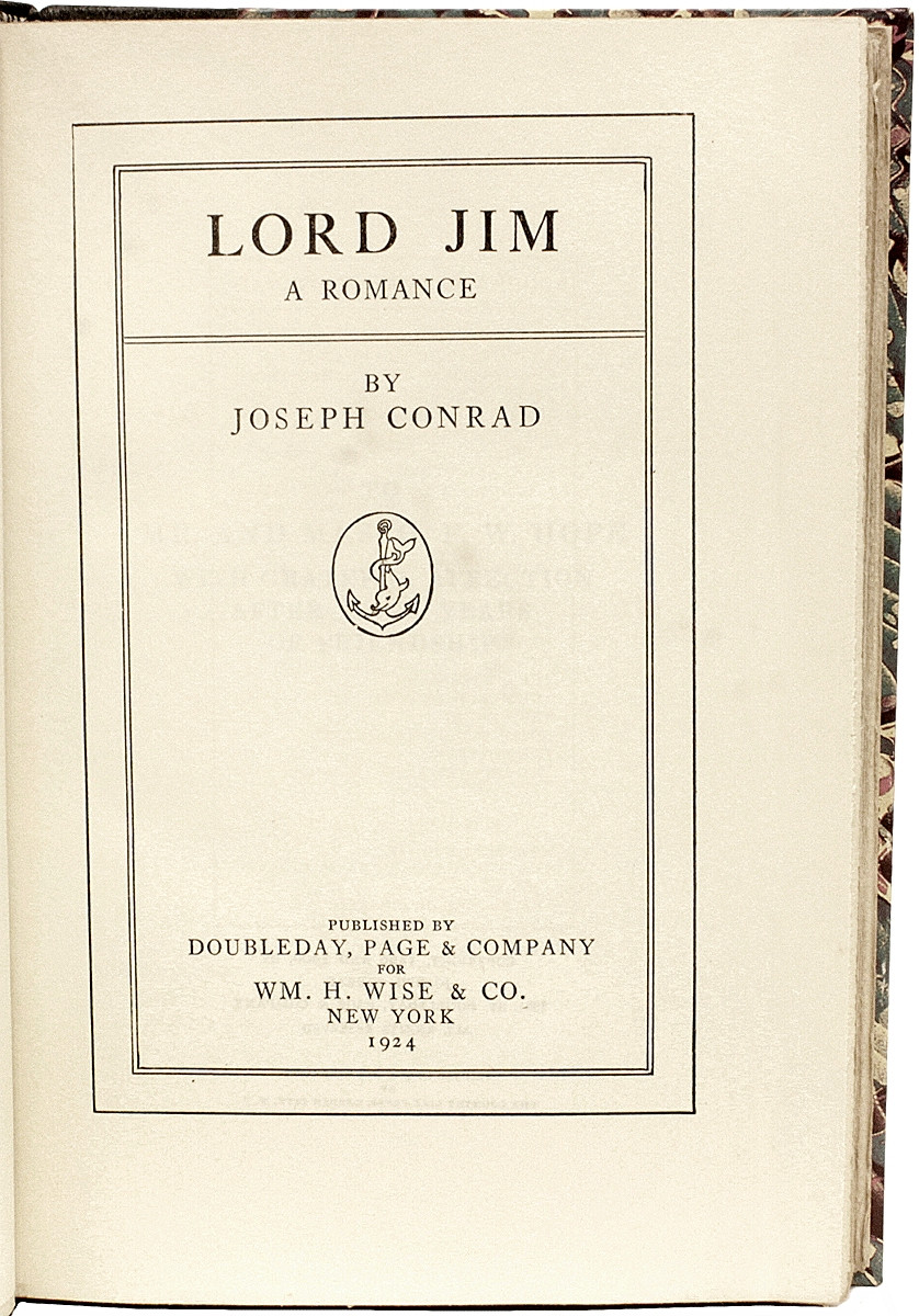 CONRAD, Joseph. The Complete Works Of Joseph Conrad. (26 VOLUMES - 1925 ...