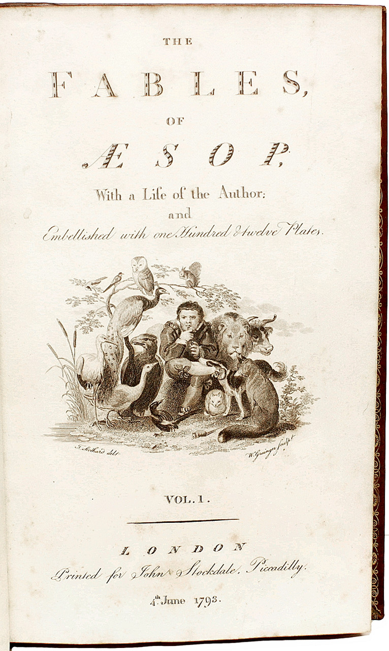 Aesop The Fables Of Aesop With A Life Of The Author 2 Volumes