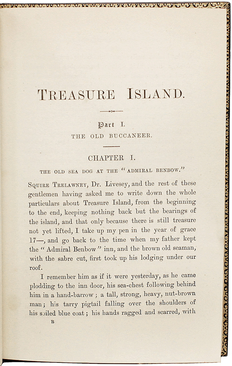 STEVENSON, Robert Louis. Treasure Island. (1883 - FIRST EDITION ...