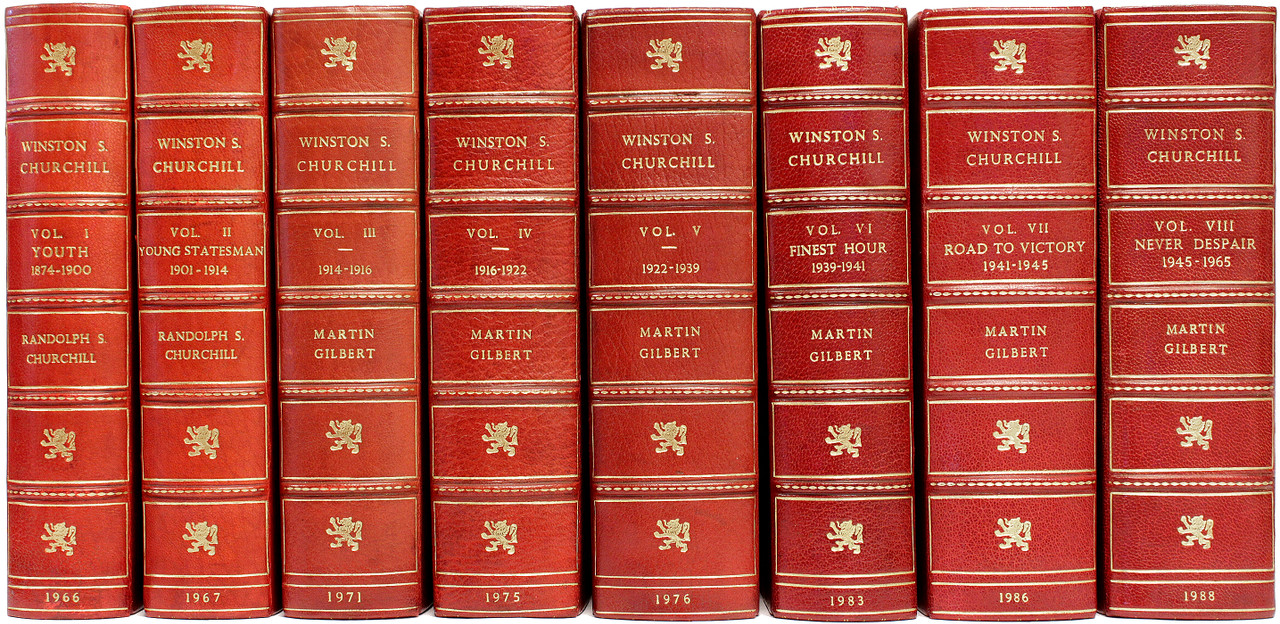 CHURCHILL, Randolph S., continued by Martin Gilbert. The Life of ...