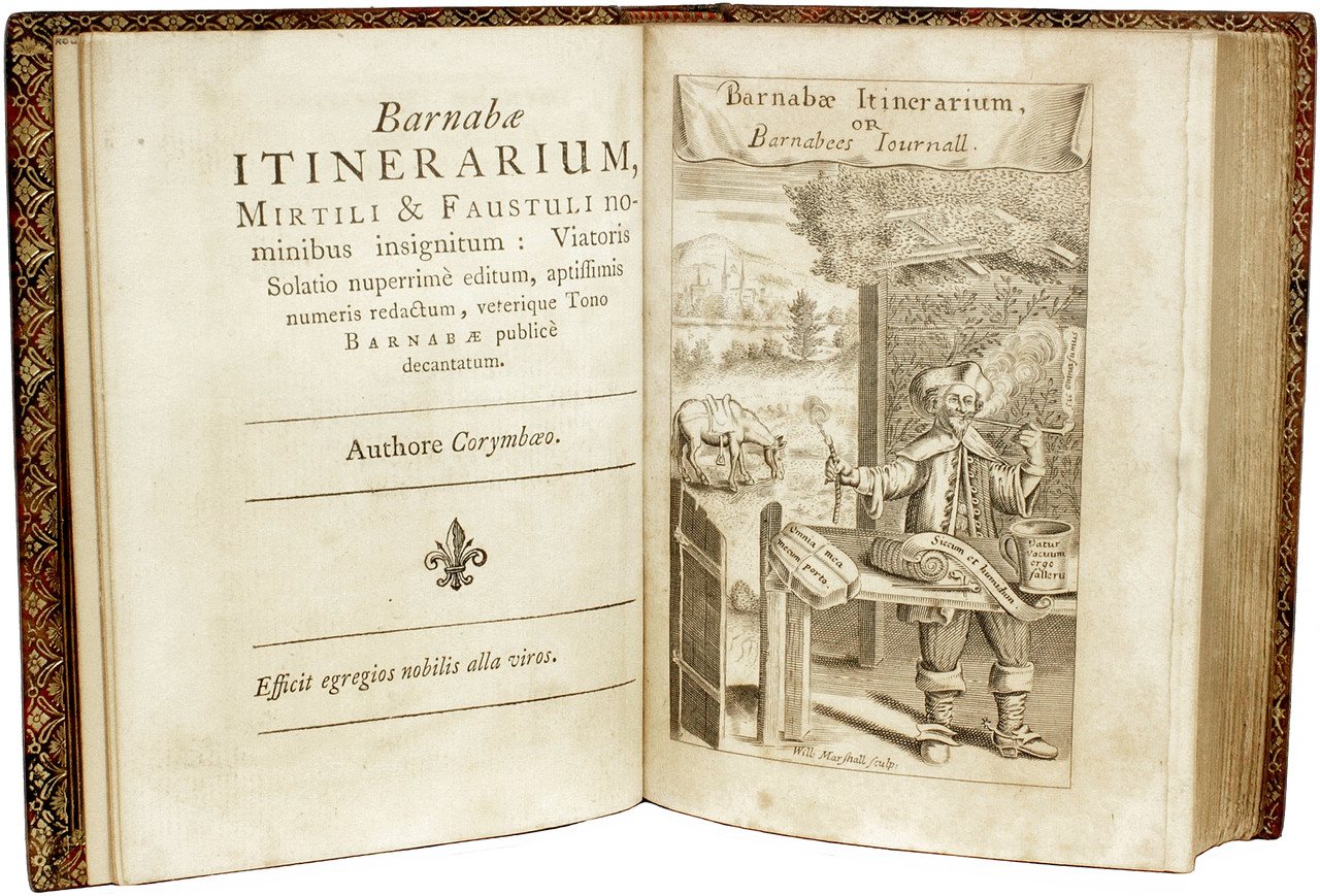 BRATHWAIT, Richard (Joseph Haslewood - editor). Barnabae Itenerarium ...