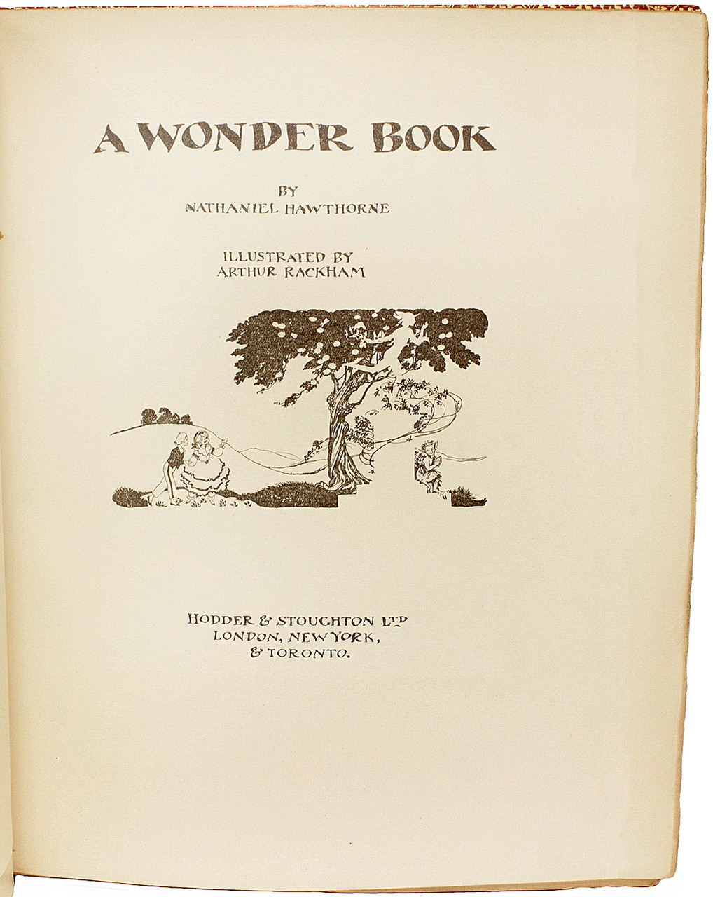 HAWTHORNE, Nathaniel. A Wonder Book. (1922 - SIGNED LIMITED EDITION ...