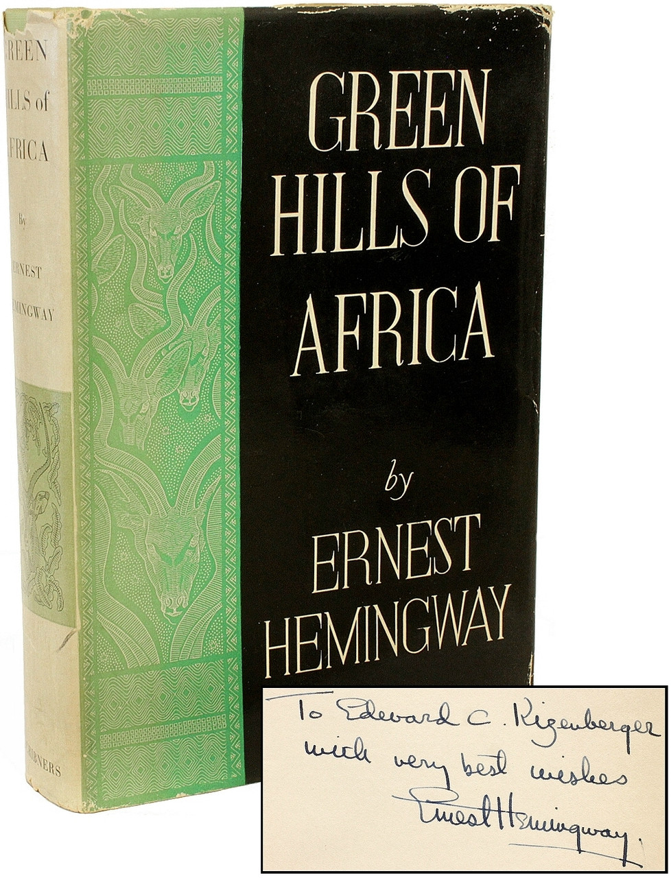 HEMINGWAY, Ernest. Green Hills Of Africa. (1935 - FIRST EDITION ...