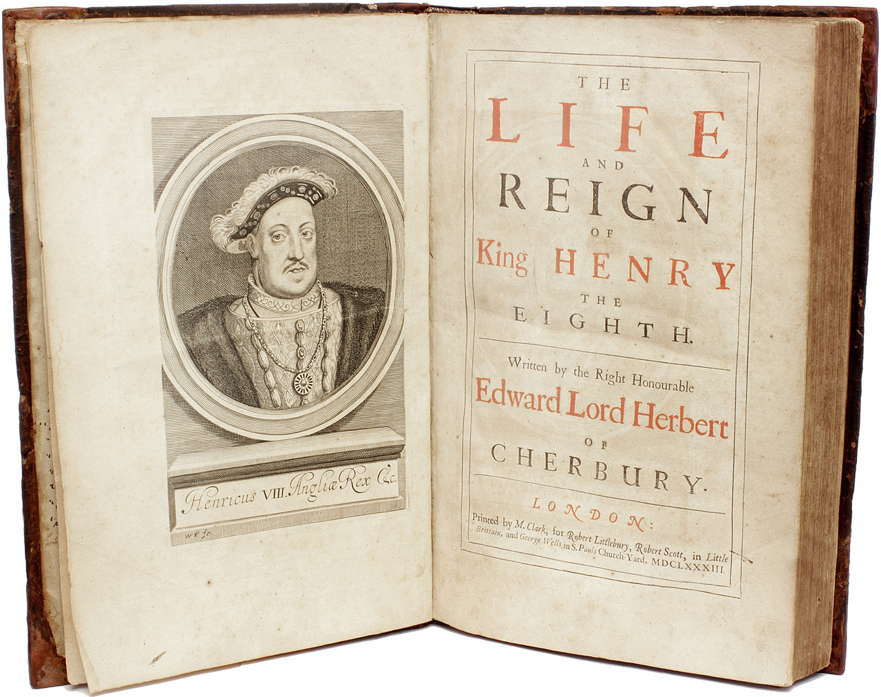 HERBERT, Edward Lord, Of Cherbury. The Life And Reign Of King Henry The ...