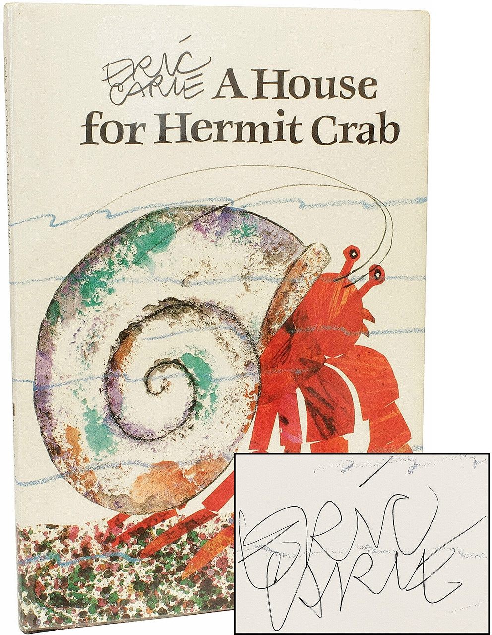 CARLE, Eric. A House For Hermit Crab. (1987 - SIGNED BY ERIC CARLE)
