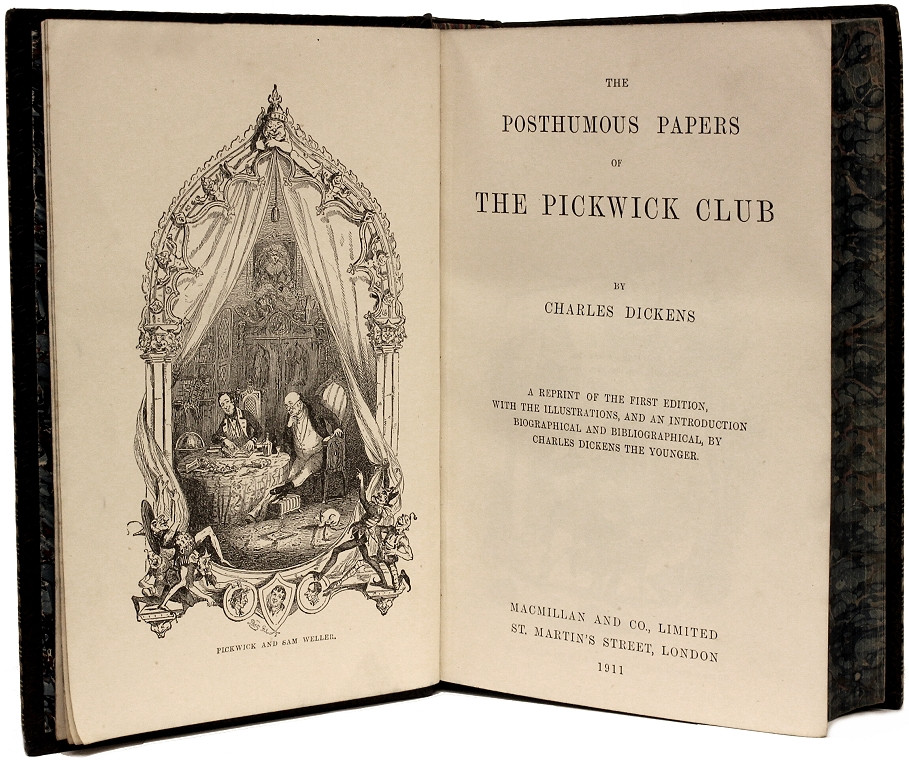 DICKENS, Charles. The Posthumous Papers of The Pickwick Club. (1911 ...