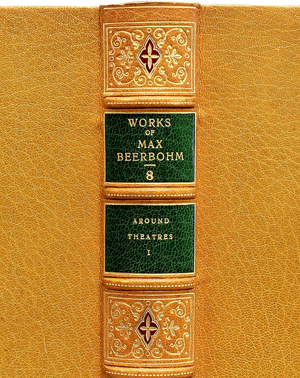 BEERBOHM, Max. The Works of Max Beerbohm. (10 VOLUMES - LIMITED SIGNED ...