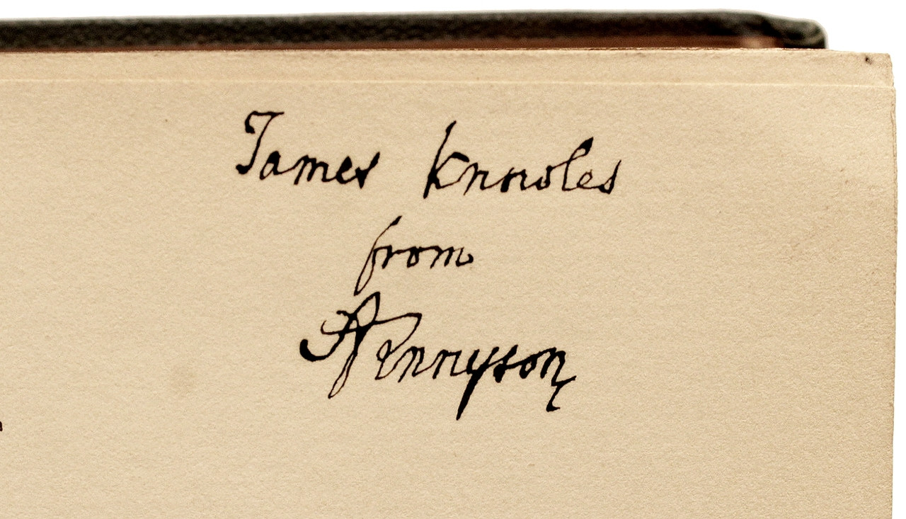TENNYSON, Alfred Lord. The Works of Alfred Lord Tennyson. (SIGNED ...