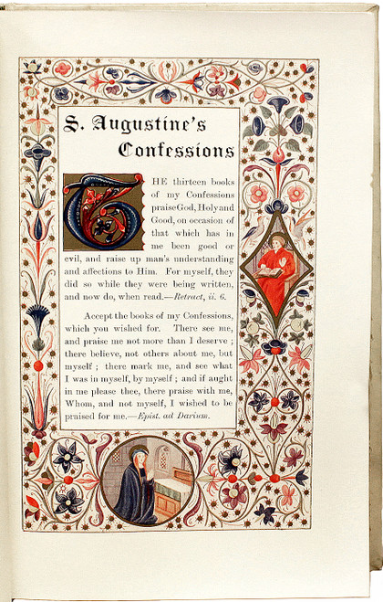 Saint Augustine. The Confessions of Saint Augustine. (1909) - D&D Galleries Saint Augustine. The Confessions of Saint Augustine. (1909) - D&D Galleries
