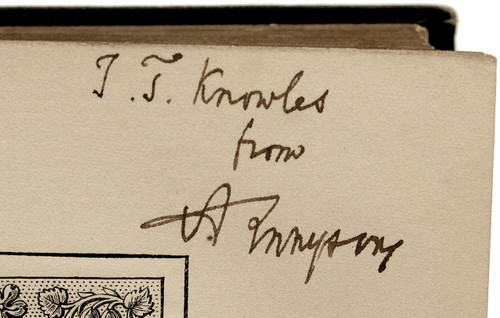 TENNYSON, Alfred Lord. The Works of Alfred Lord Tennyson. (SIGNED ...