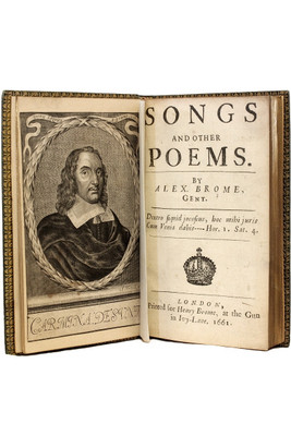 BROME, Alexander. Songs and Other Poems. (FIRST EDITION - 1661) - D&D ...