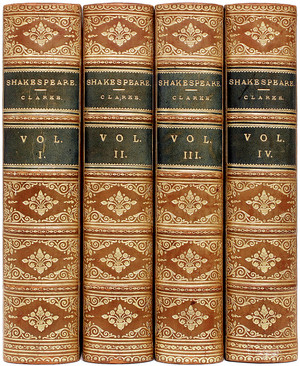 SHAKESPEARE, William. The Works Of William Shakespeare. (4 VOLUMES ...