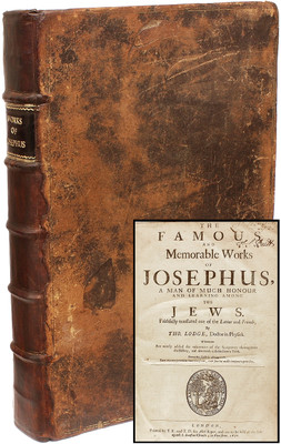 JOSEPHUS, Flavius (Thomas Lodge - translator). The Famous And Memorable ...