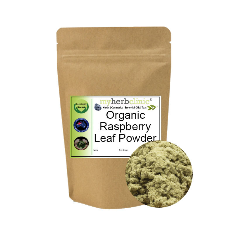 MY HERB CLINIC ® ORGANIC RASPBERRY LEAF POWDER TEA SUPPORTS FEMALE ...
