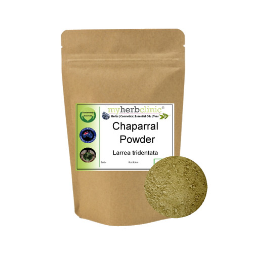 MY HERB CLINIC ® CHAPARRAL POWDER - PREMIUM 1ST GRADE - BEST QUALITY