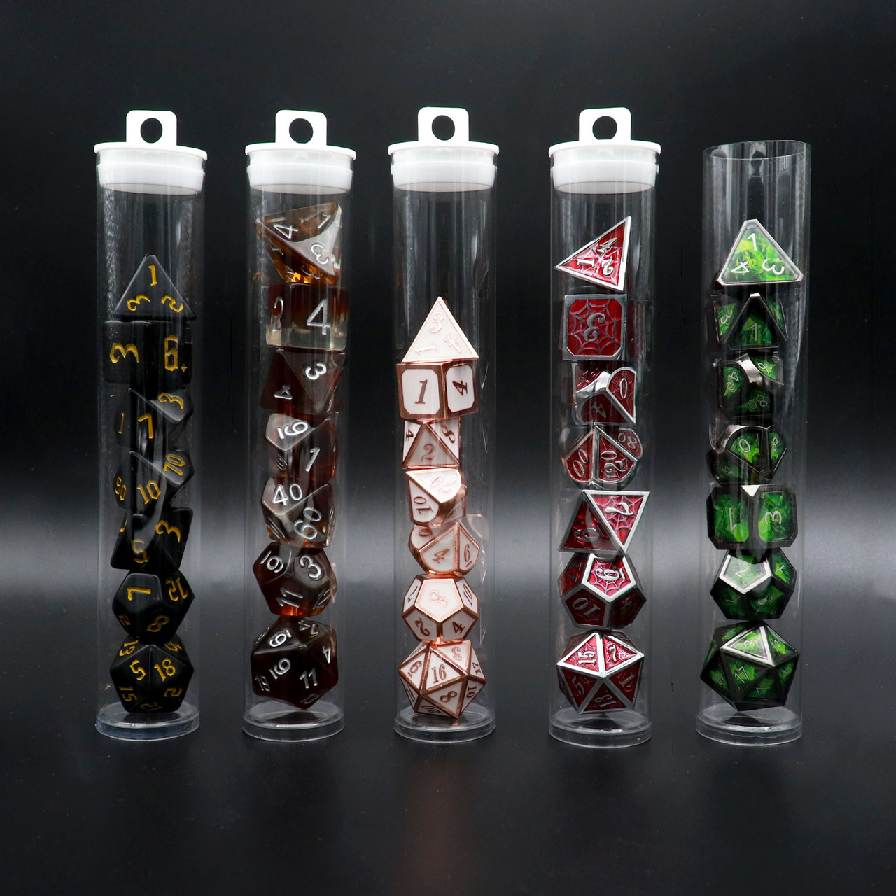 Clear Dice Case Tube