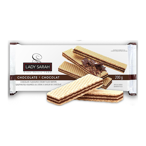 Lady Sarah Chocolate Wafer Cookies 200g – Chocolate Snack Cookies ...
