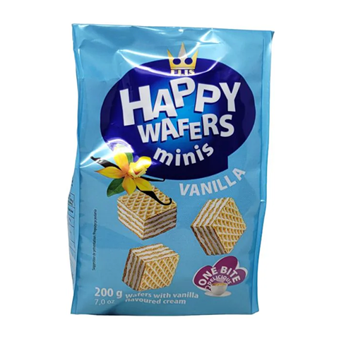 Happy Wafers Minis Vanilla 200g – Vanilla Mini Wafers Online Canada ...