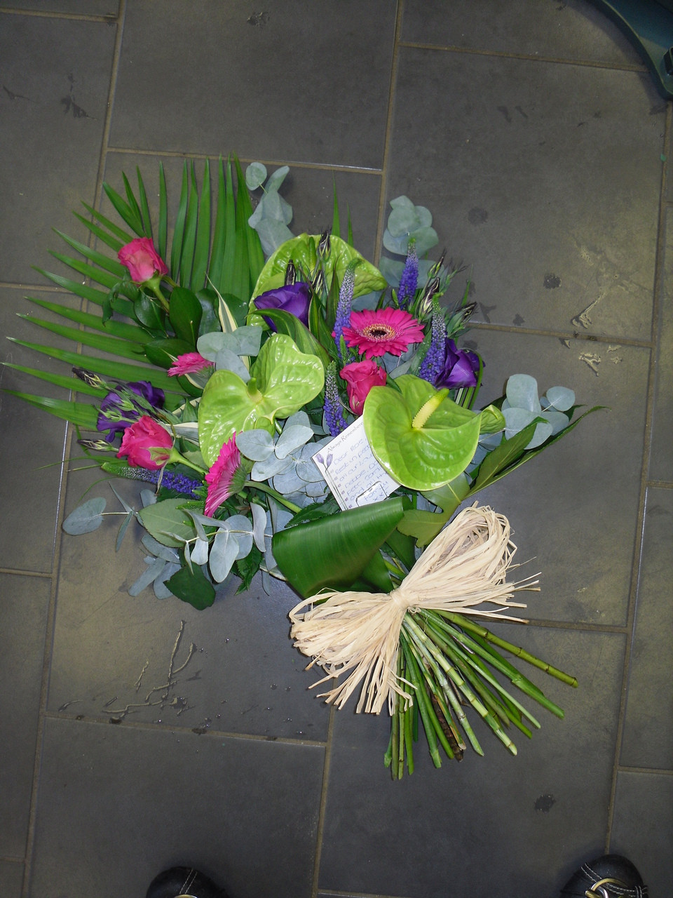 Contemporary Coffin Spray - Contemporary Flowers