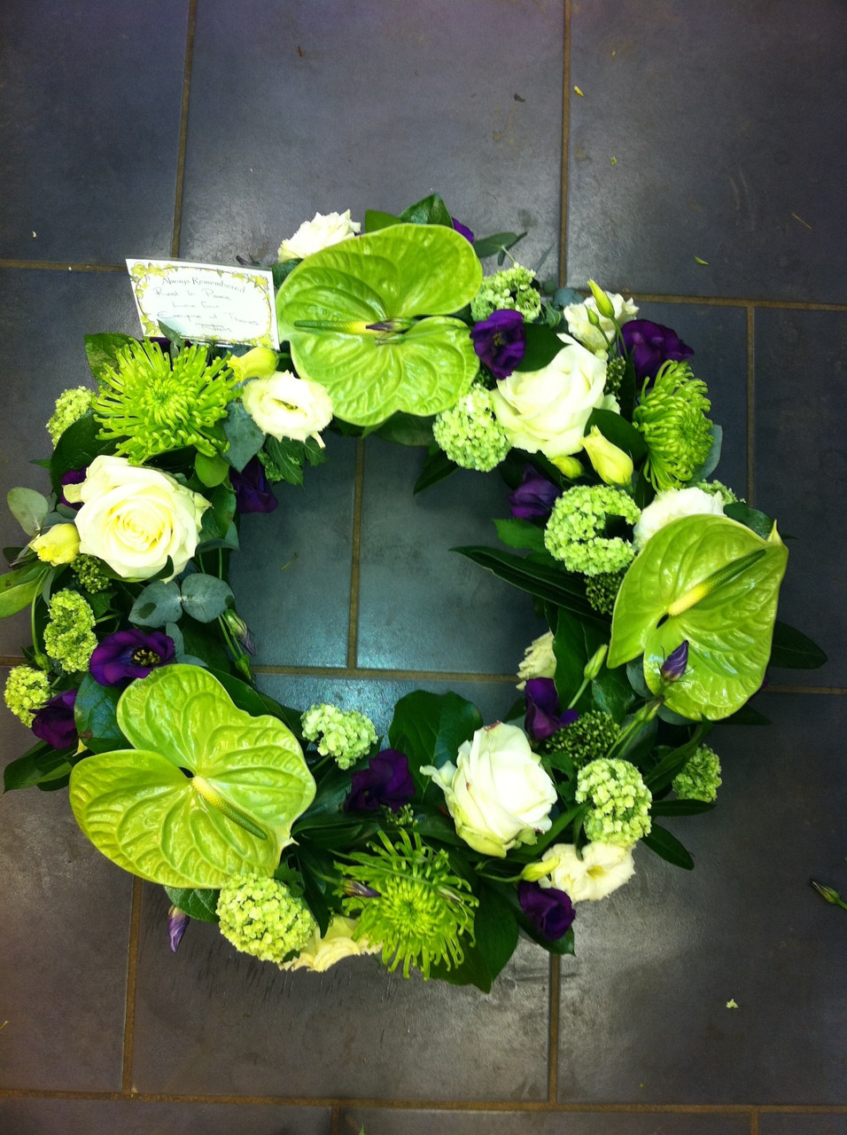Classic Wreath - Contemporary Flowers