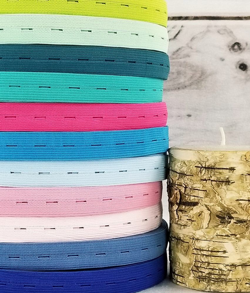 Beautiful Buttonhole Elastic: Petrol at a great price of $0.87 | l ...
