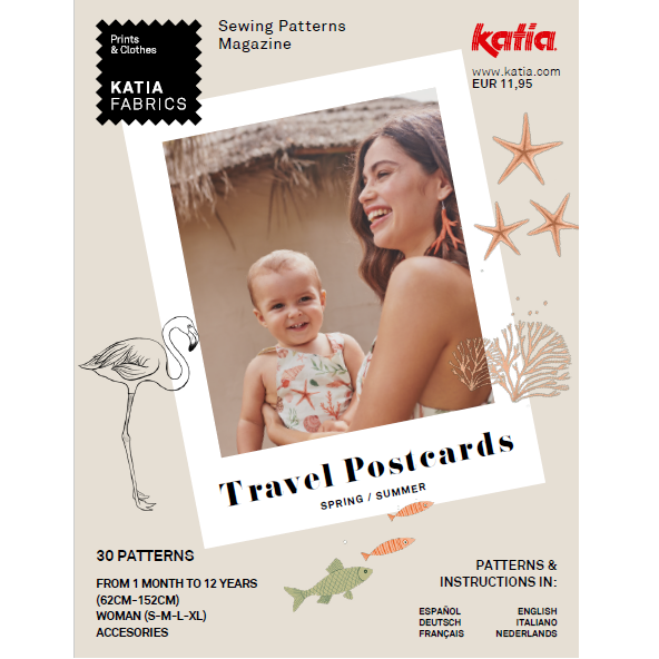Travel Postcards: Katia's Spring & Summer 2024 Sewing Pattern Magazine