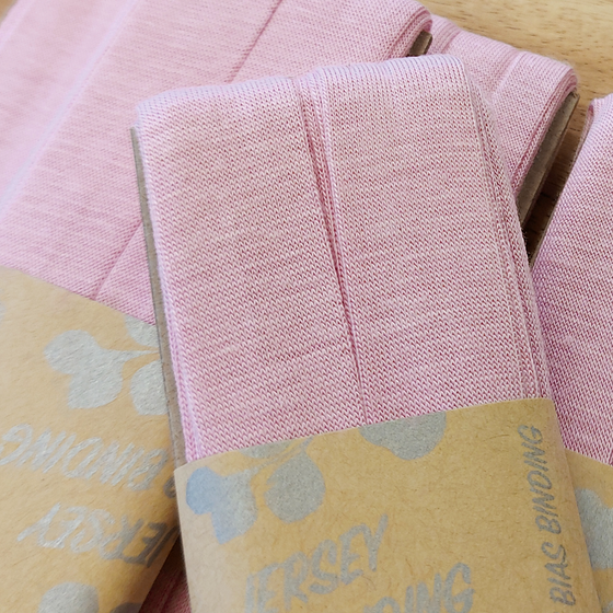 Beautiful Viscose Knit Bias Binding: Pink (3 meters) at a great price ...