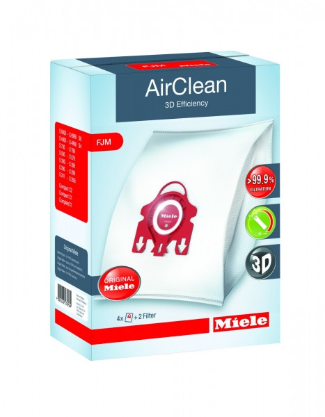 FJM Miele Genuine AirClean 3D Efficiency Filter Bags
