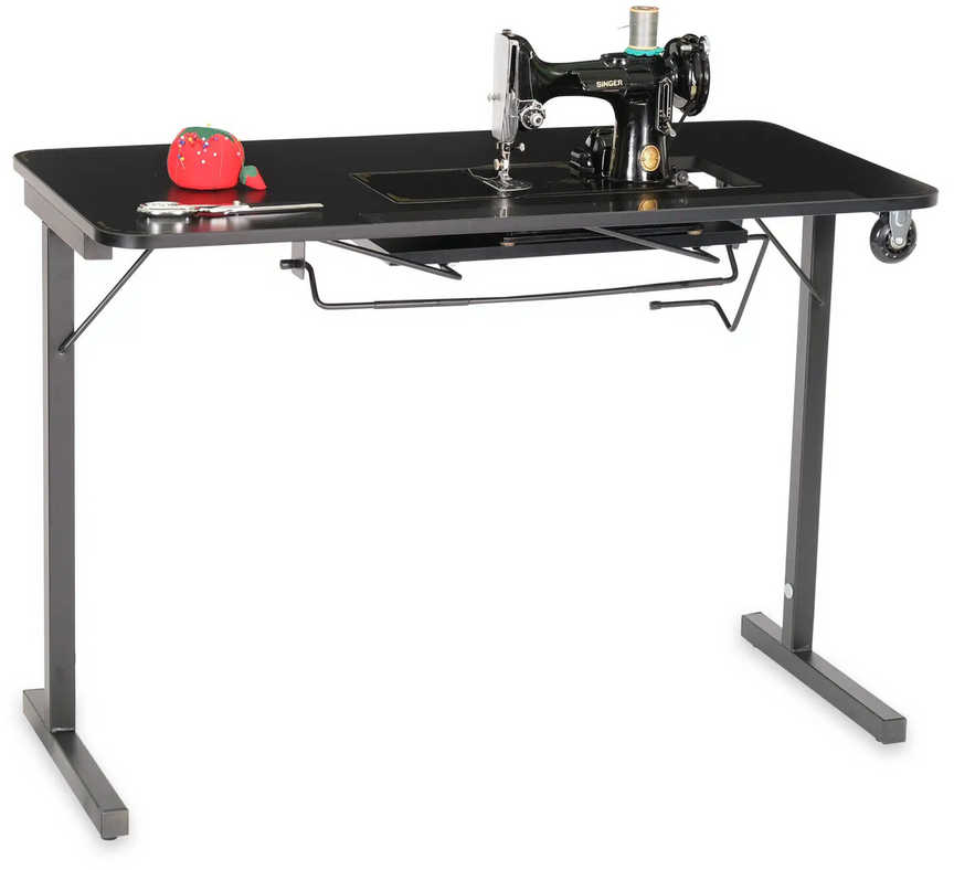 Portable sewing machine tables