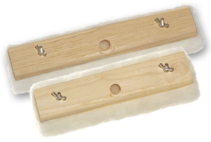 Lambswool 12" Applicator with Hardwood Block for Precise Use