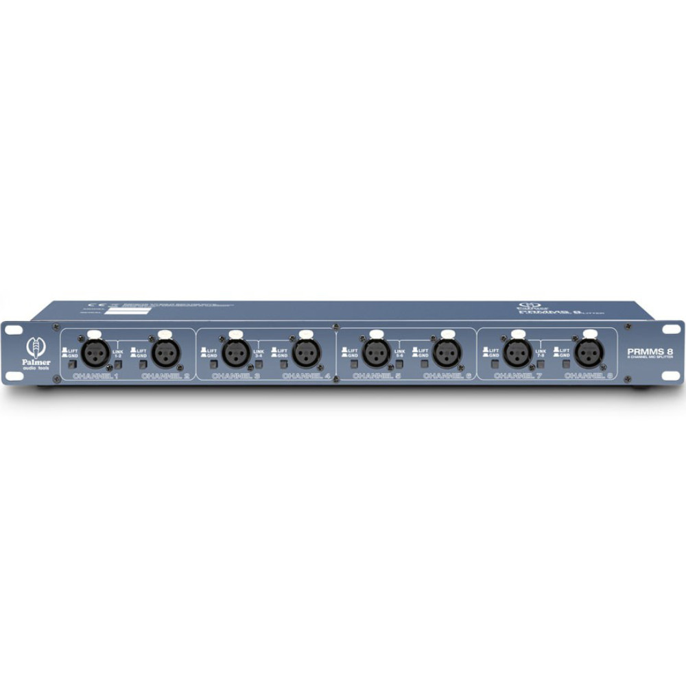 PALMER RMMS 8 - 8-CHANNEL MICROPHONE SPLITTER - Link Audio