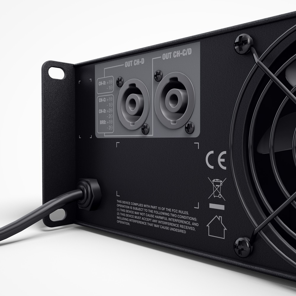 LD DSP45K 4 x 1200W POWER AMP W/ DSP - Link Audio
