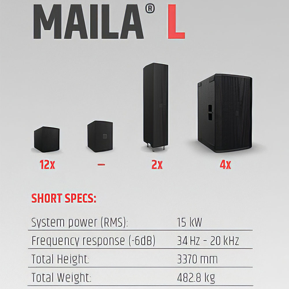 LD MAILA PA SYSTEM LARGE - Link Audio