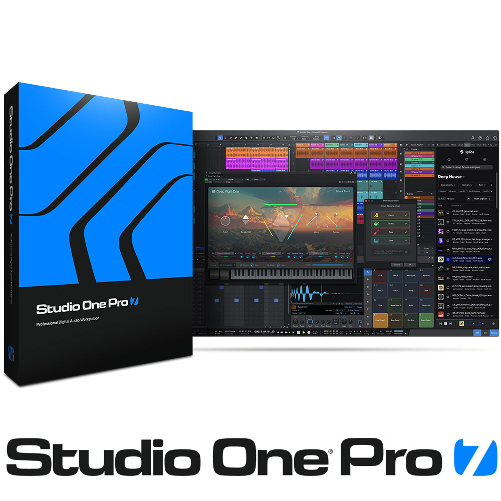Studio One 7 Professional Perpetual License - Link Audio
